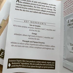 Éminence Organic Skin Care | Skincare | Eminence Samples Of Yam Pumpkin ...